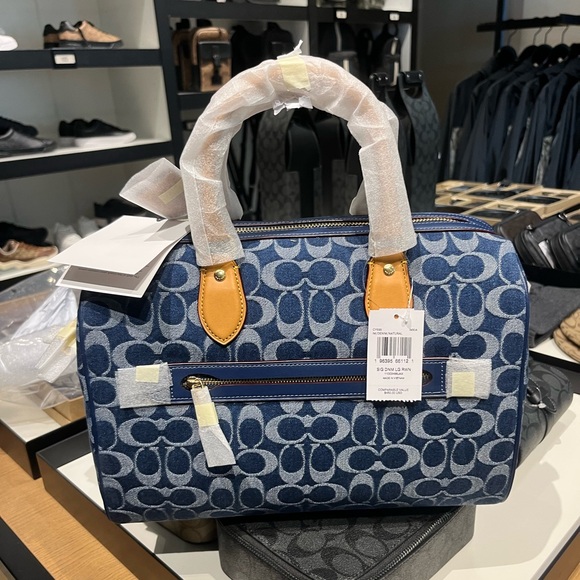 Coach | Bags | New Coach Rowan Large Satchel Bag In Signature Canvas ...
